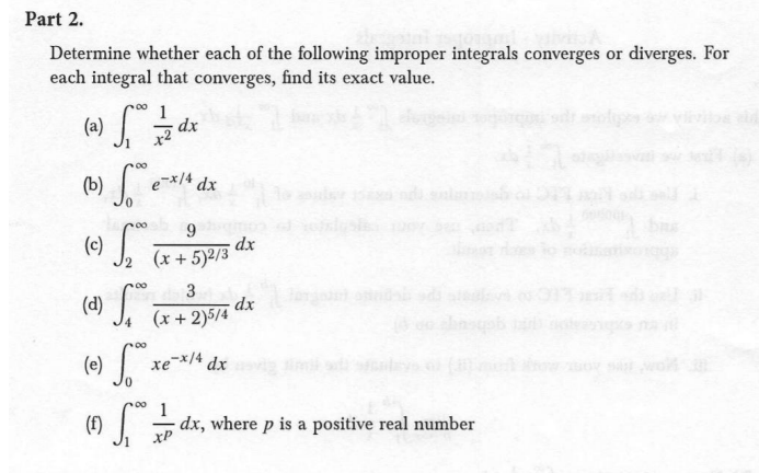 Solved Part 2 Determine whether each of the following | Chegg.com