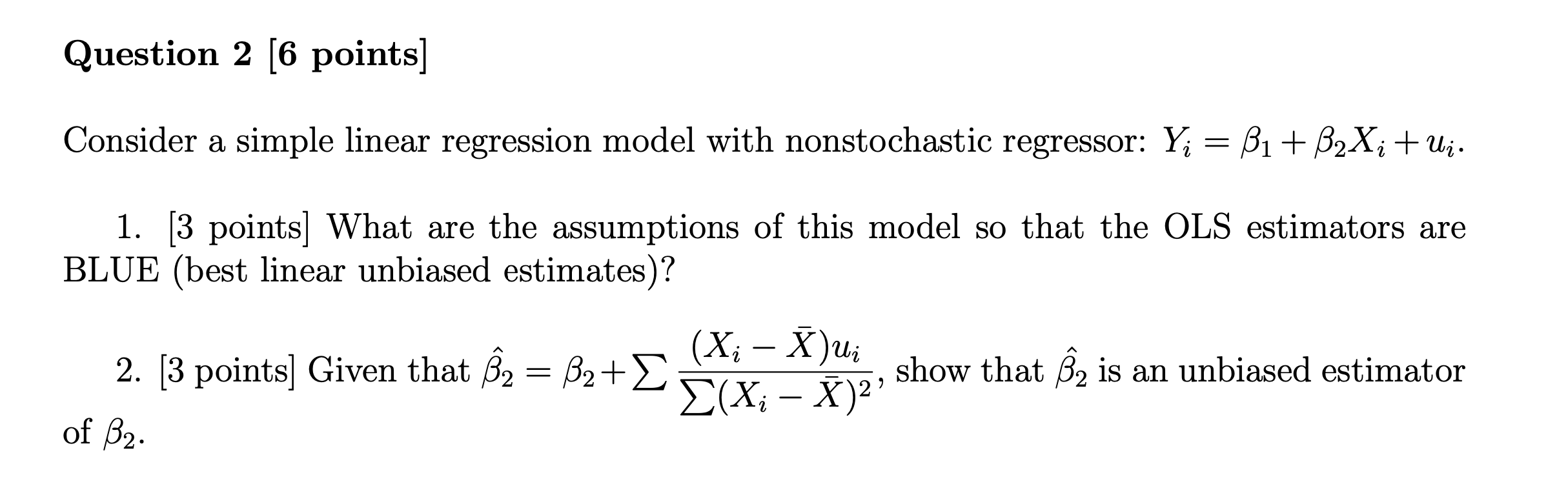 Solved Consider a simple linear regression model with | Chegg.com