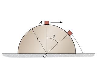 Solved A small box of mass m is given a speed of v= at the | Chegg.com