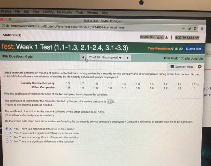 Solved File Edit View Flrefox History Bookmarks Tools Window | Chegg.com