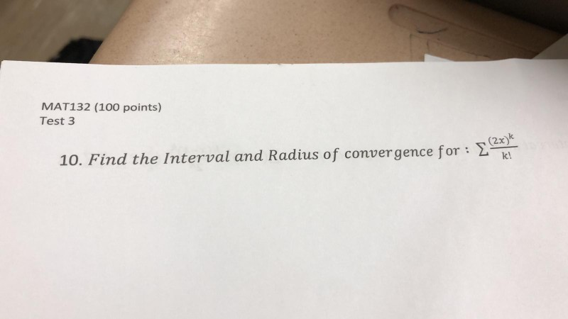 Solved MAT132 (100 points) Test 3 Date: Name: You must show | Chegg.com