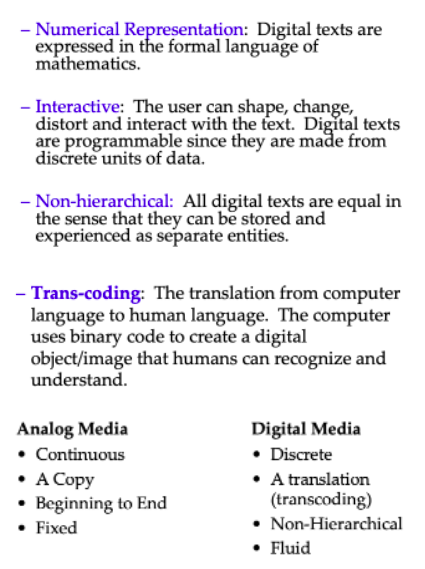Solved Analog Technology - Media used to be defined by their | Chegg.com