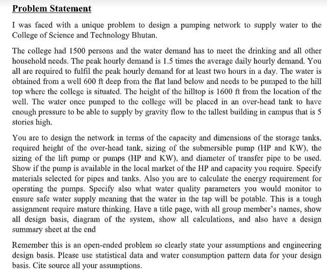Solved Problem Statement I was faced with a unique problem | Chegg.com