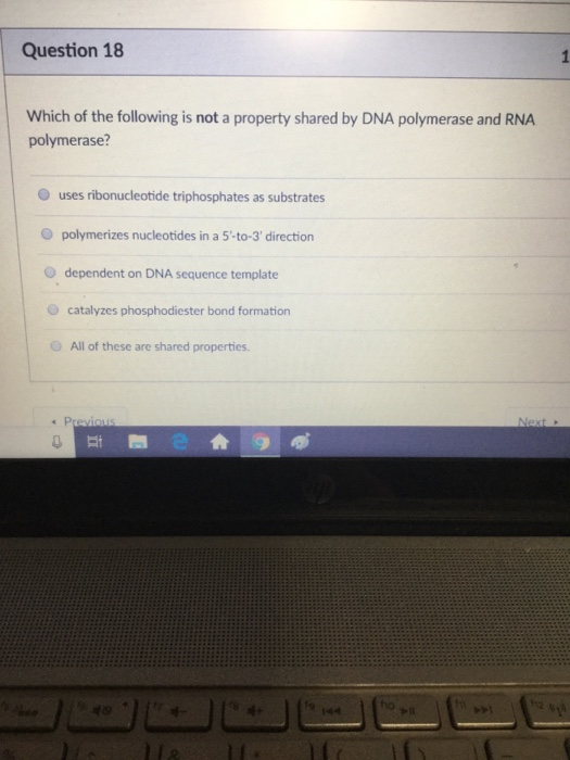 Solved Question 18 Which of the following is not a property | Chegg.com