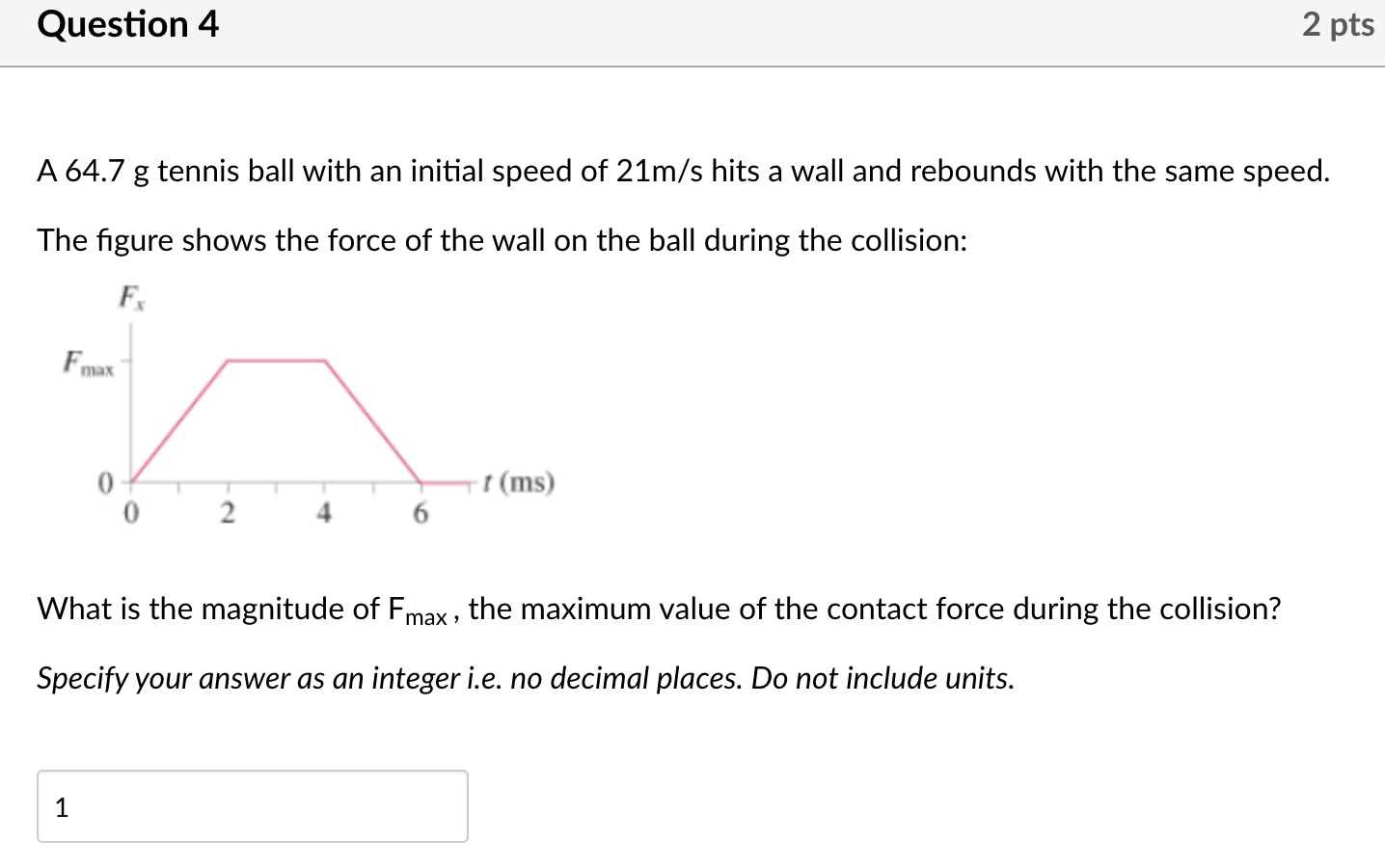 Solved A 64.7 g tennis ball with an initial speed of 21 m/s | Chegg.com
