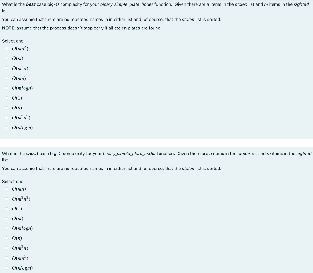 Solved ef binary_simple_plate_finder(stolen_plates, | Chegg.com