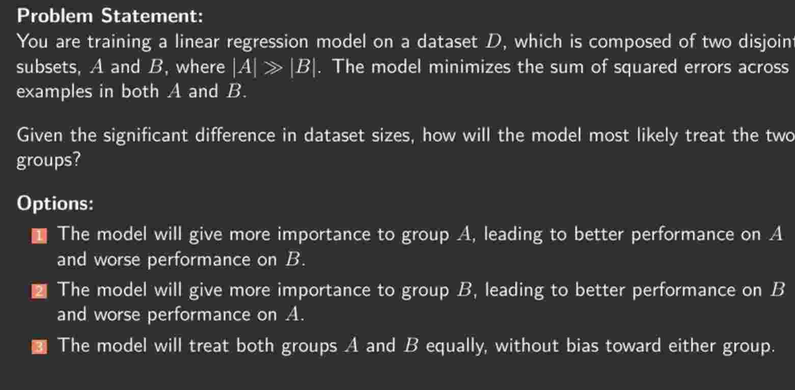 Solved Problem Statement:You are training a linear | Chegg.com