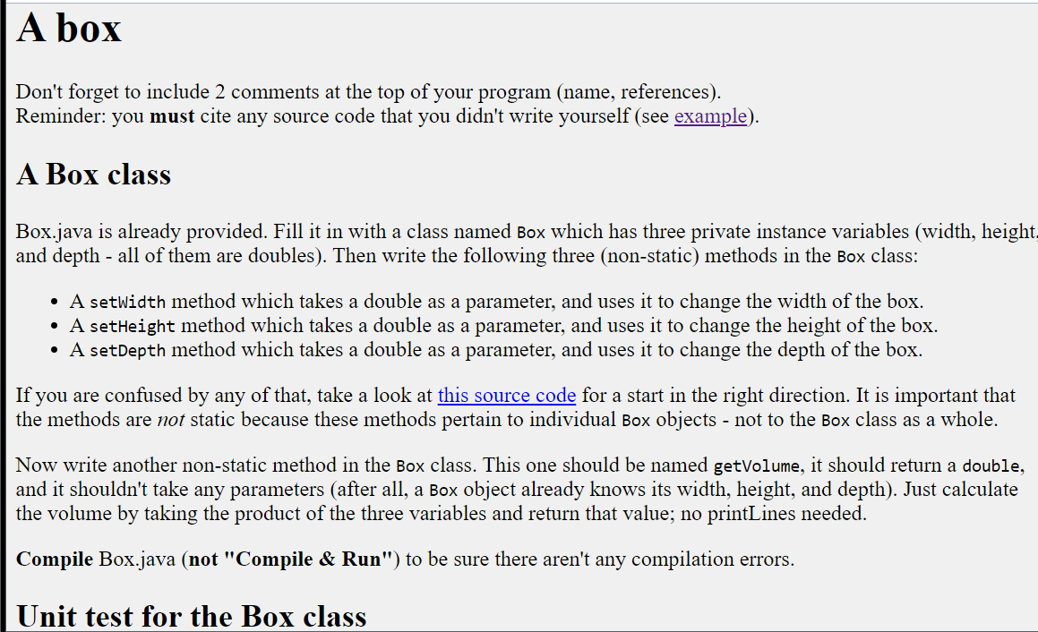 Solved Don't forget to include 2 comments at the top of your | Chegg.com