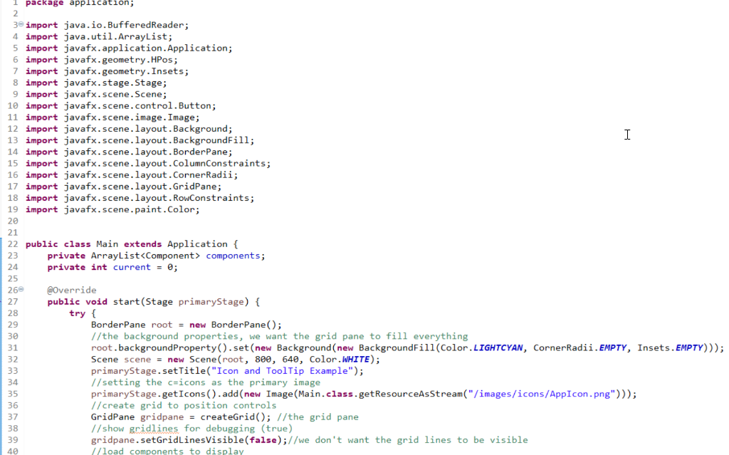 Solved button. setOnAction (click −> buttonClick(updateBy, | Chegg.com