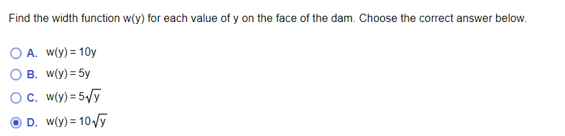 Solved The lower edge of a dam is defined by the parabola | Chegg.com