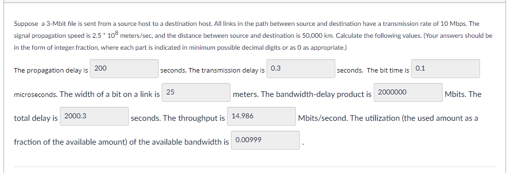 Solved Suppose a 3-Mbit file is sent from a source host to a | Chegg.com