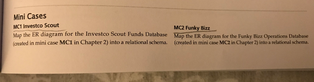 Mini Cases MC1 Investco Scout MC2 Funky Bizz Map the | Chegg.com