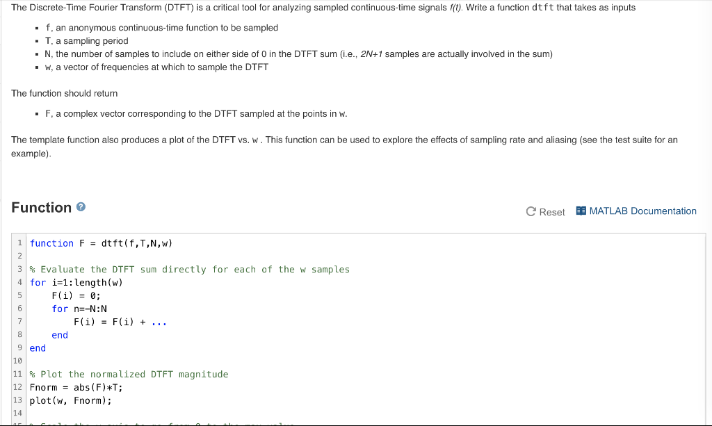 Solved The Discrete-Time Fourier Transform (DTFT) is a | Chegg.com