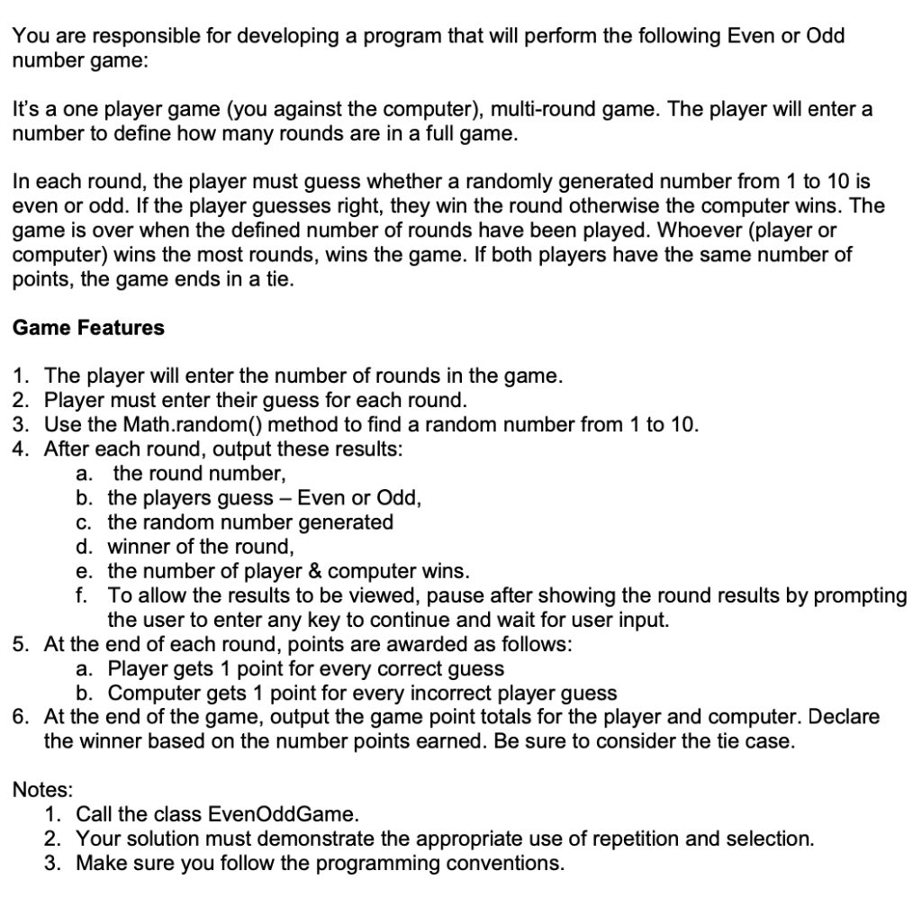 Solved You are responsible for developing a program that | Chegg.com