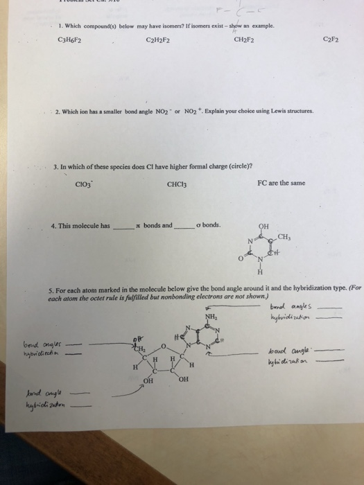 Solved I . Which compound(s) below may have isomers? If | Chegg.com