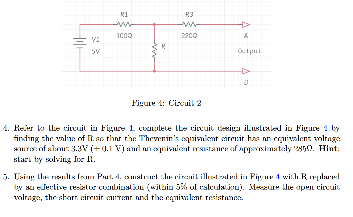 Solved Figure 4: Circuit 2 4. Refer to the circuit in Figure | Chegg.com