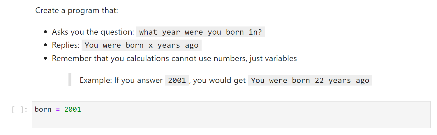 Solved Create a program that: - Asks you the question: what | Chegg.com