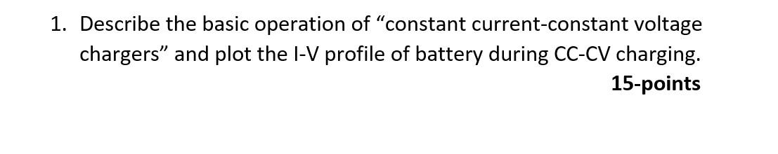 Solved 1. Describe the basic operation of "constant | Chegg.com