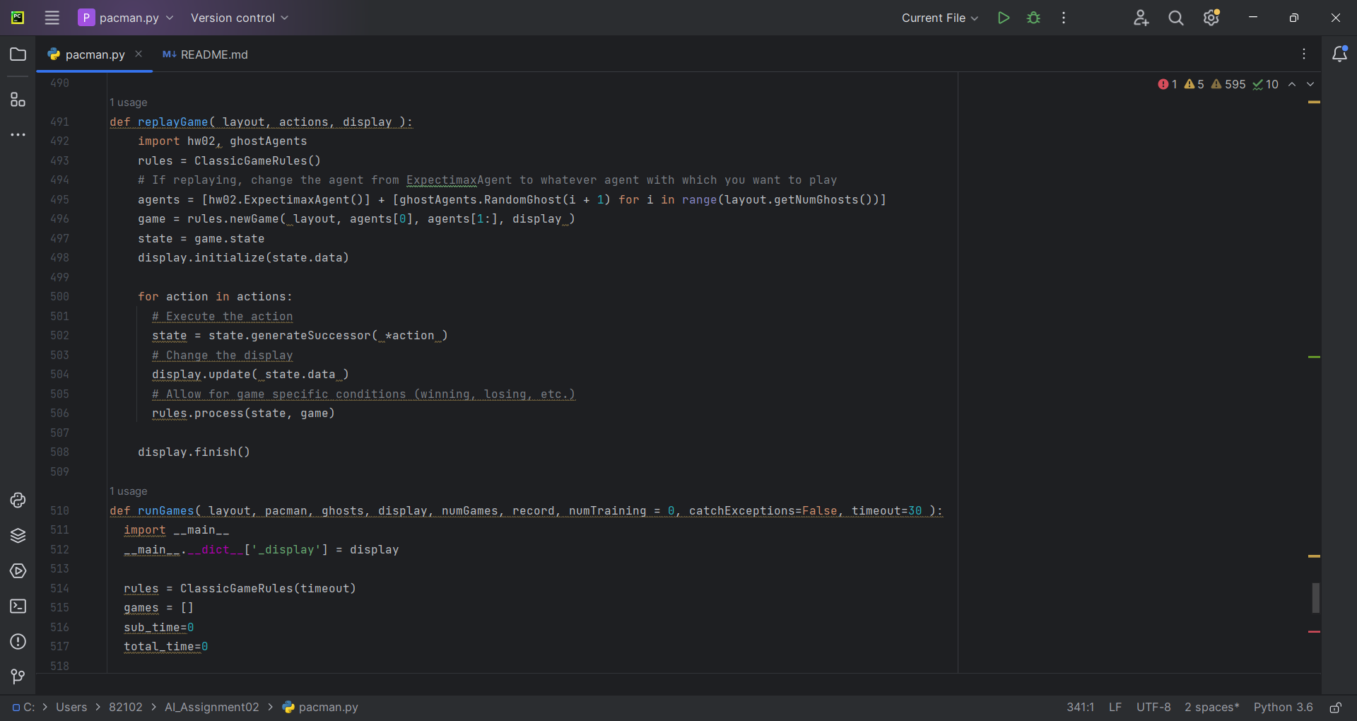 Solved How can i write a Minimax Agent code?I should use | Chegg.com