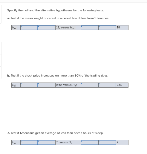 Solved Specify the null and the alternative hypotheses for | Chegg.com Solved Specify the null and the alternative hypotheses for | Chegg.com