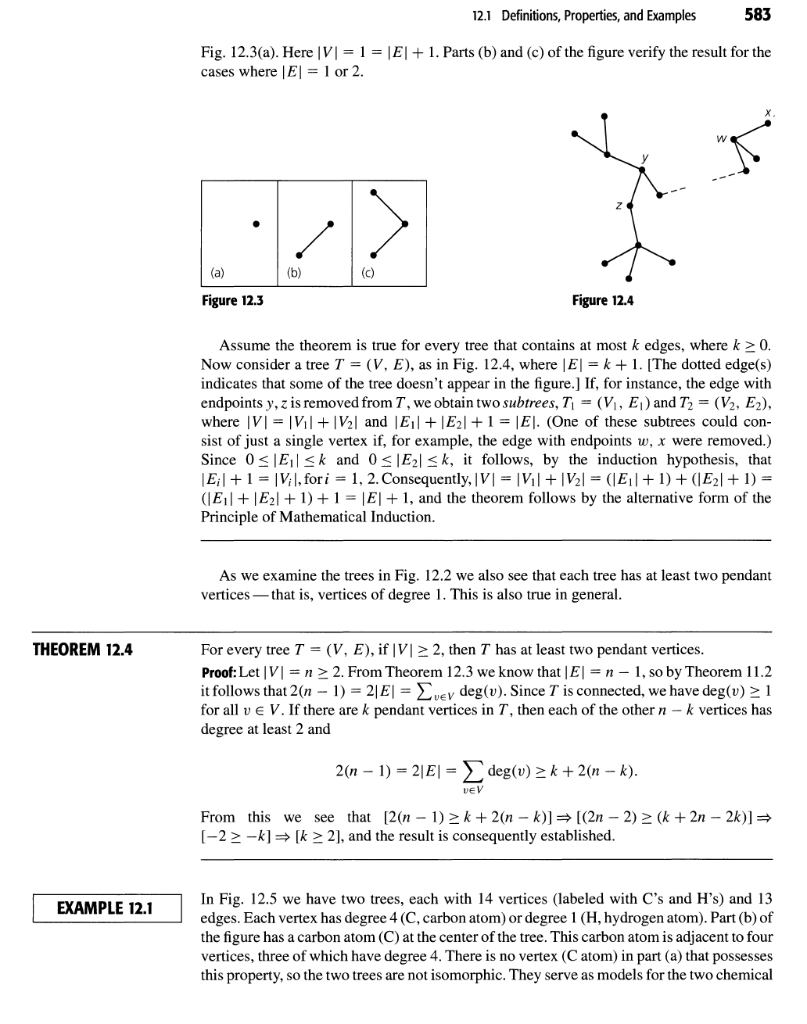 Solved a) Why is G2 in figure 12.1 not a tree? Why is Gz not | Chegg.com