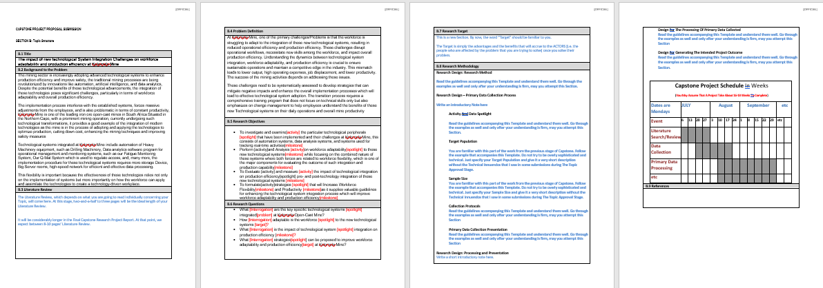 answer the capstone research proposal question as per | Chegg.com