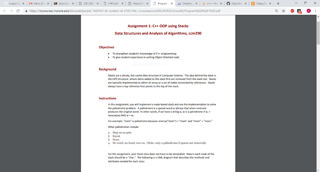 Solved https://mycourses.msstate.edu/bbcswebdav/pid 1609101 | Chegg.com