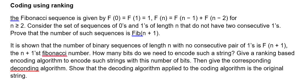 Solved the Fibonacci sequence is given by | Chegg.com
