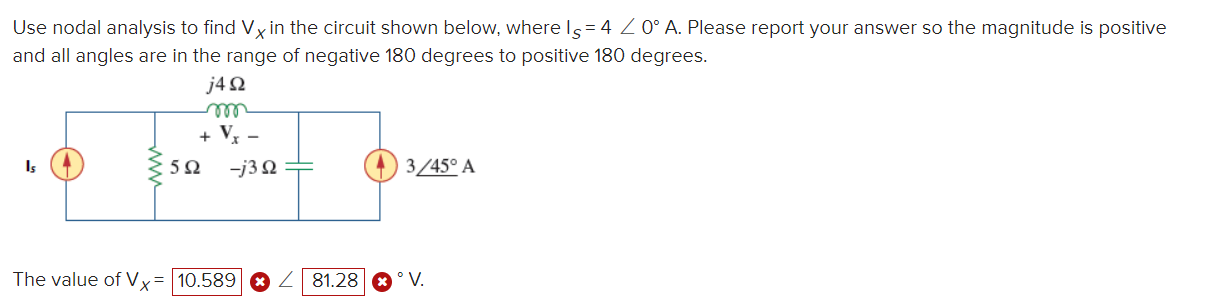 Solved Use nodal analysis to find Vy in the circuit shown | Chegg.com