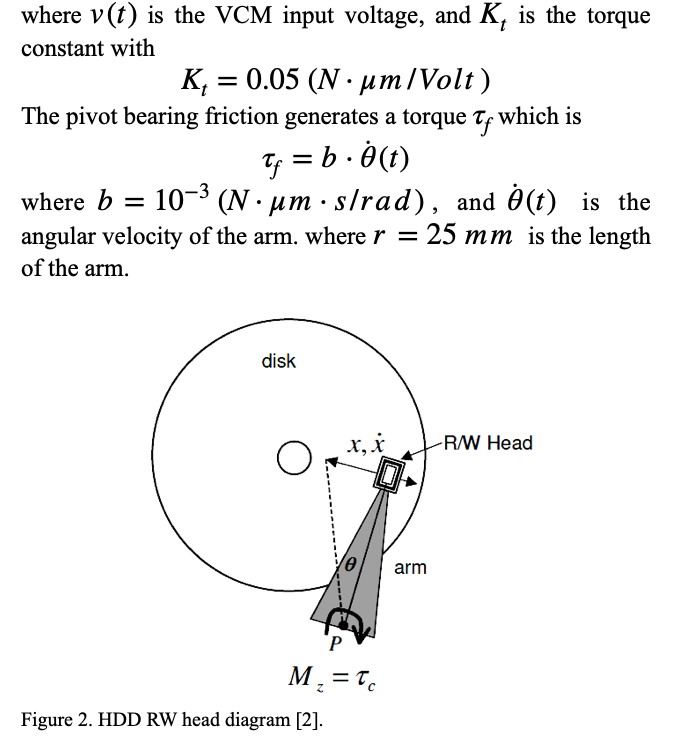 Solved A.Task \#1 -- Hard Disk Drive Modeling The basic | Chegg.com