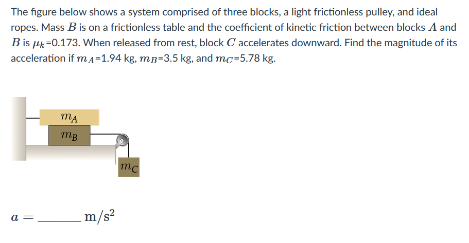 Solved The figure below shows a system comprised of three | Chegg.com