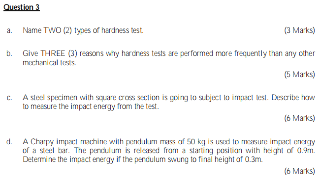 Solved materials engineering, all are in 1 question, answer | Chegg.com