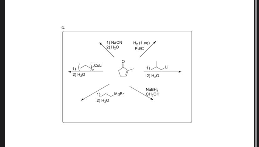 Solved Determine the structures of the compounds missing in | Chegg.com