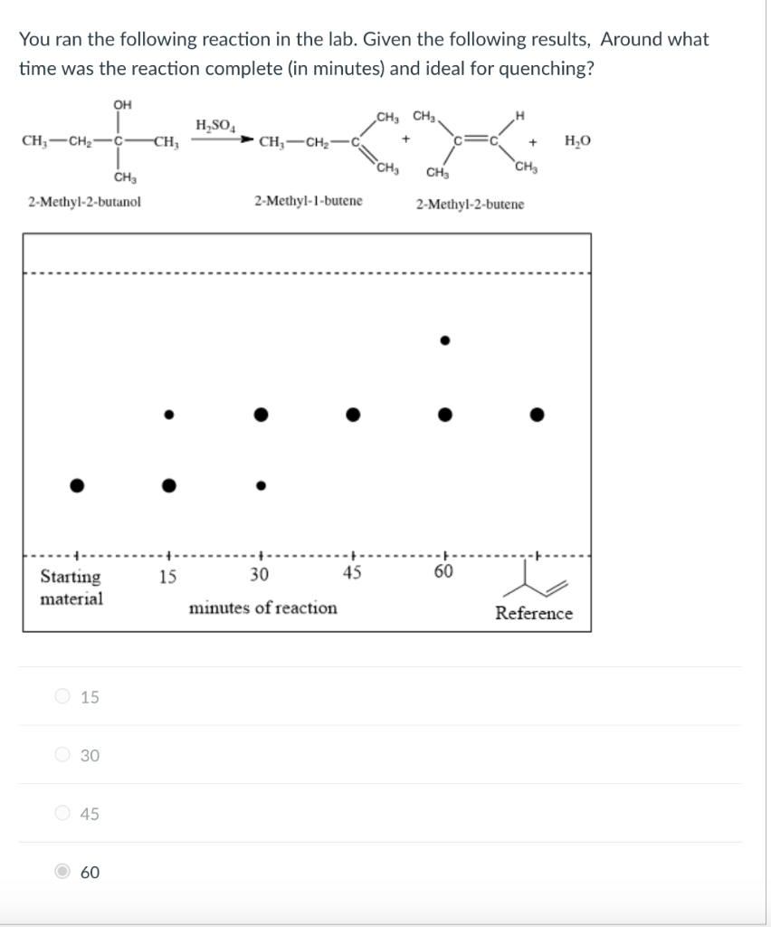 Solved You ran the following reaction in the lab. Given the | Chegg.com