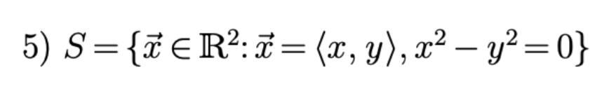 Solved determine if the indicated subset forms a subspace. | Chegg.com