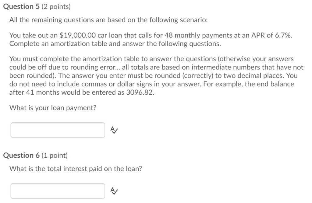 Solved Question 5 (2 points) All the remaining questions are | Chegg.com