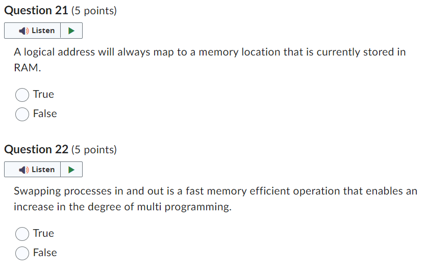 Solved A relocation register serves to: Is the base address | Chegg.com