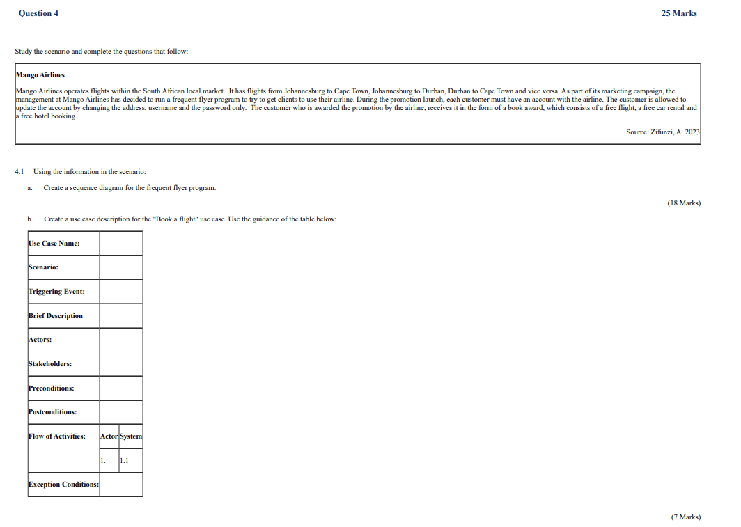 Solved Study the scenario and complete the questions that | Chegg.com