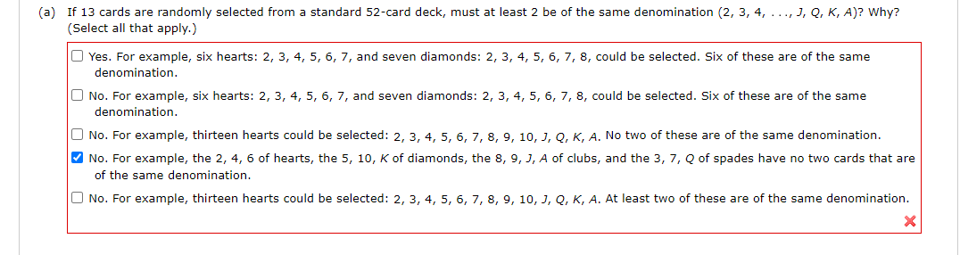 Solved (a) ﻿If 13 ﻿cards are randomly selected from a | Chegg.com