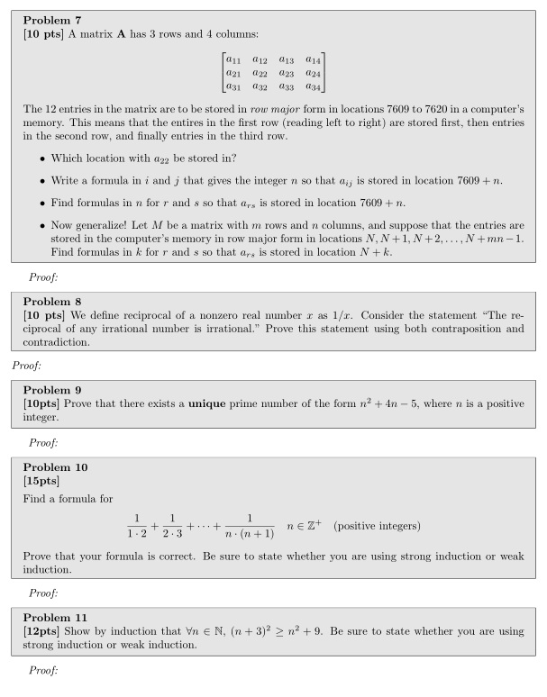 Solved Logical Proofs (Prove or disprove: For every integer | Chegg.com