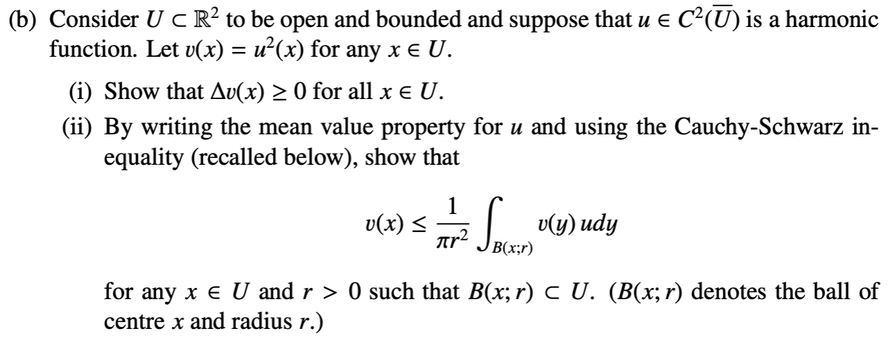 Solved Consider U⊂R2 to be open and bounded and suppose that | Chegg.com