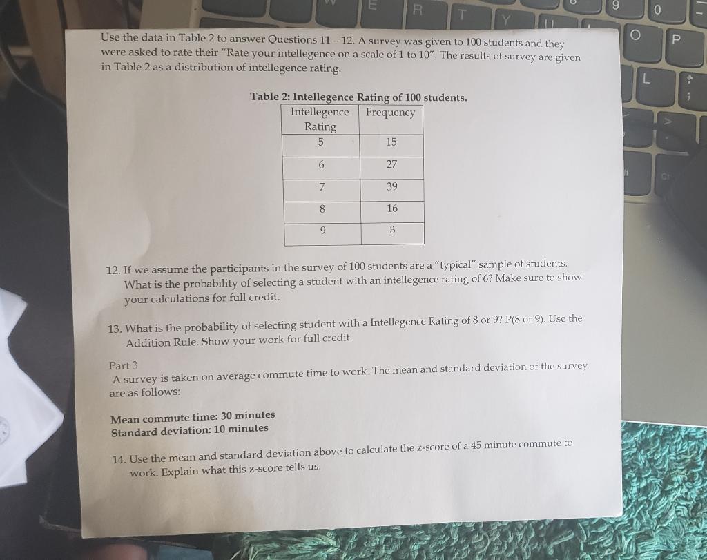 Solved R 0 о Р Use the data in Table 2 to answer Questions | Chegg.com