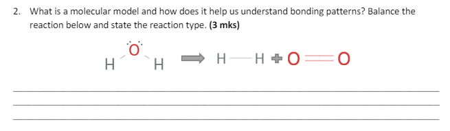 Solved What is a molecular model and how does it help us | Chegg.com
