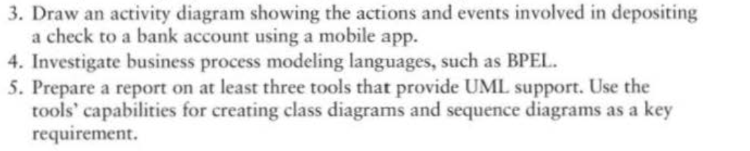 3. Draw an activity diagram showing the actions and | Chegg.com