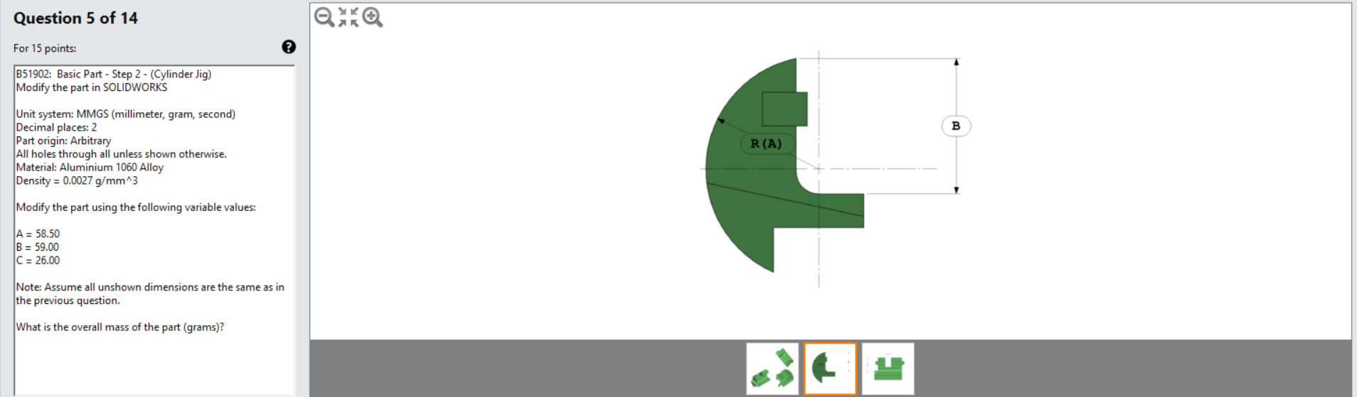 Solved B51901: Basic Part - Step 1 - (Cylinder Jig) Build | Chegg.com