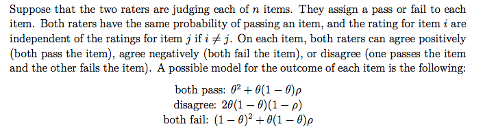 Solved Suppose that the two raters are judging each of n | Chegg.com
