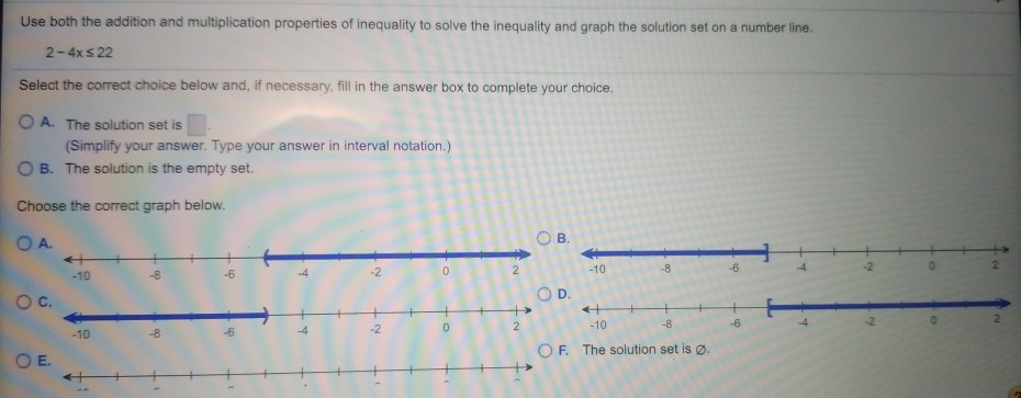 Solved Use both the addition and multiplication properties | Chegg.com