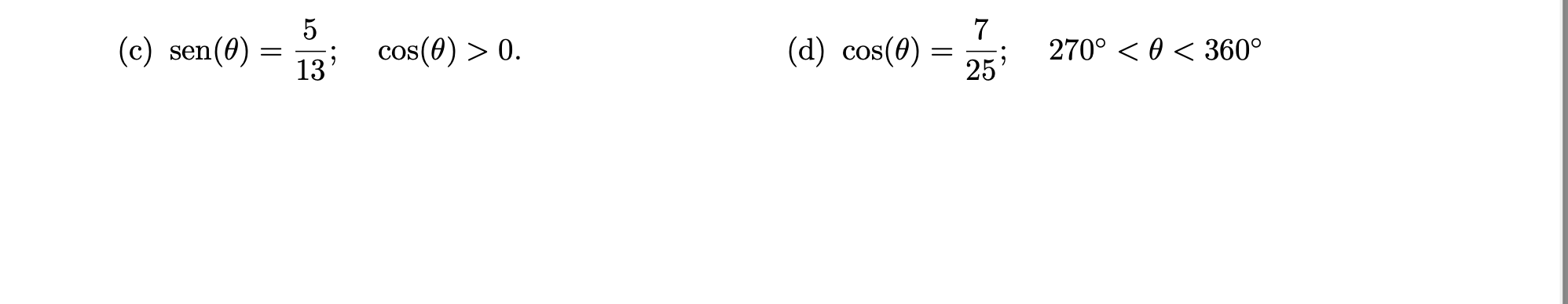 Solved Based on the given information, find the exact values | Chegg.com
