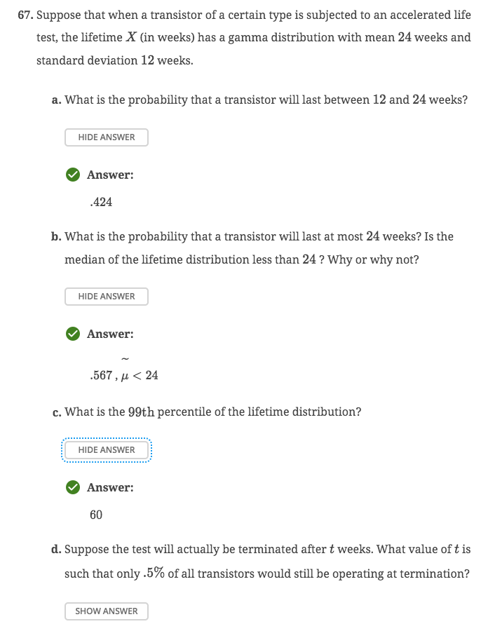 Solved Correct answers provided. Please explain steps. | Chegg.com