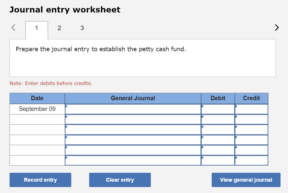 Solved Journal entry worksheet Prepare the journal entry to | Chegg.com